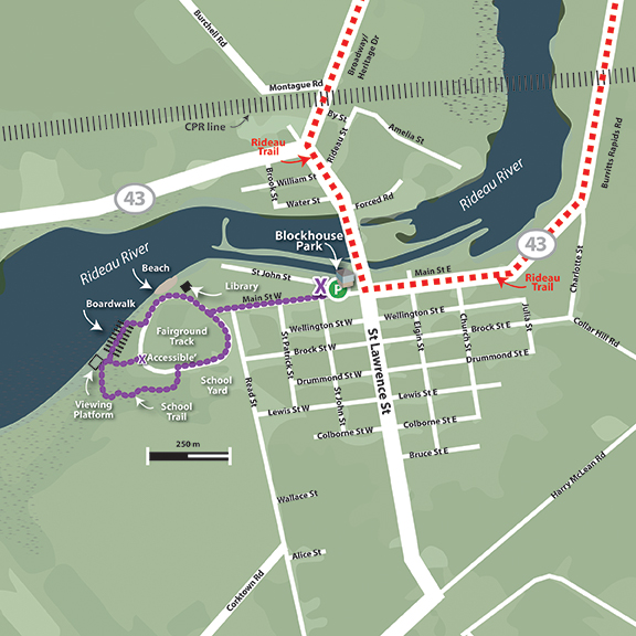 MerrickvilleMAP2015-SMALL TRAILS | Merrickville District Trails Society